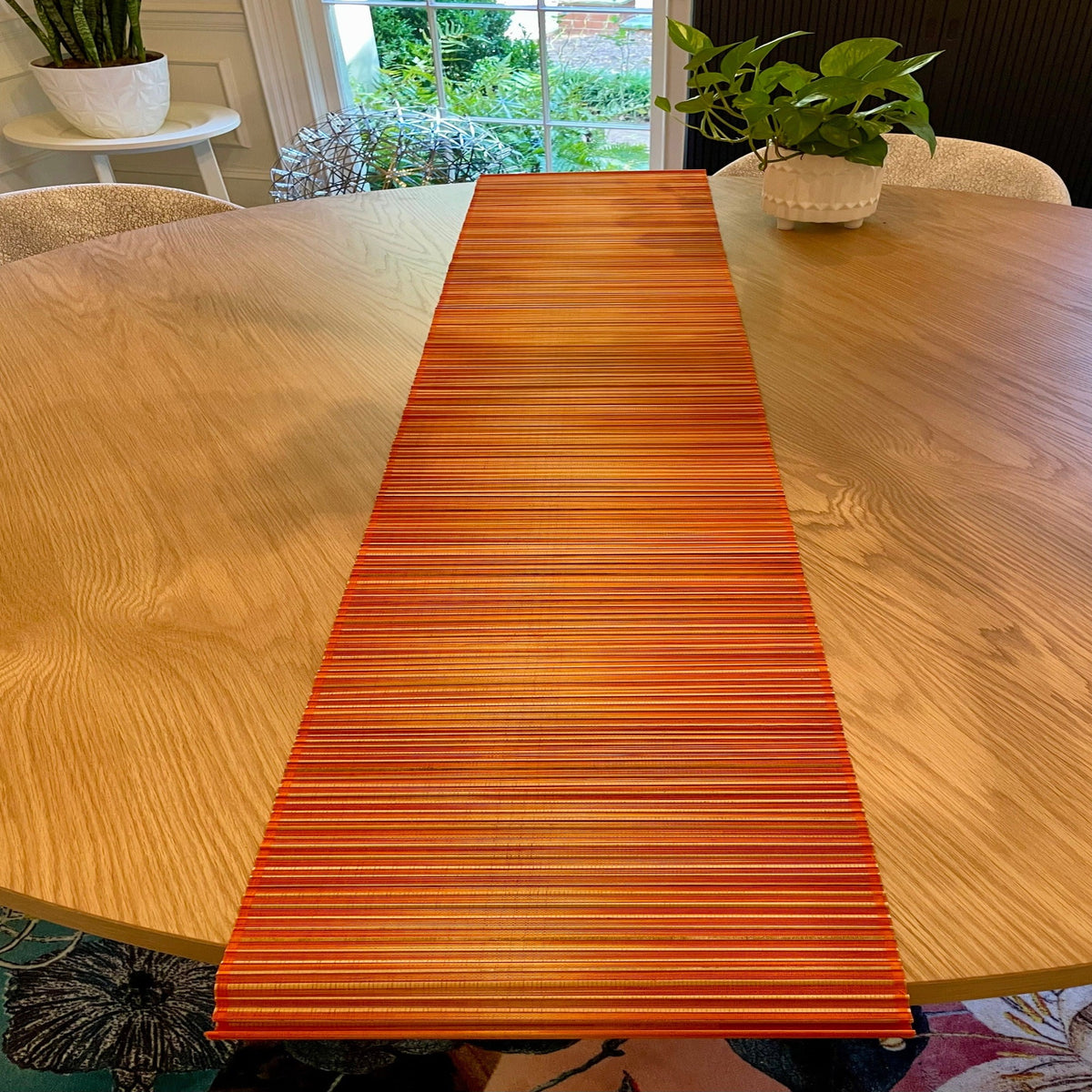 Raffia table runner | UniqueWorldDesign – Unique! -World Design-